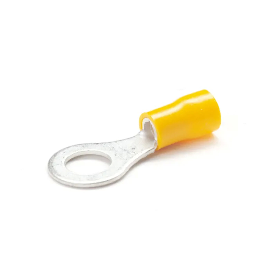 Insulated Yellow Ring Terminal 6mm | JOL Springs & Spares